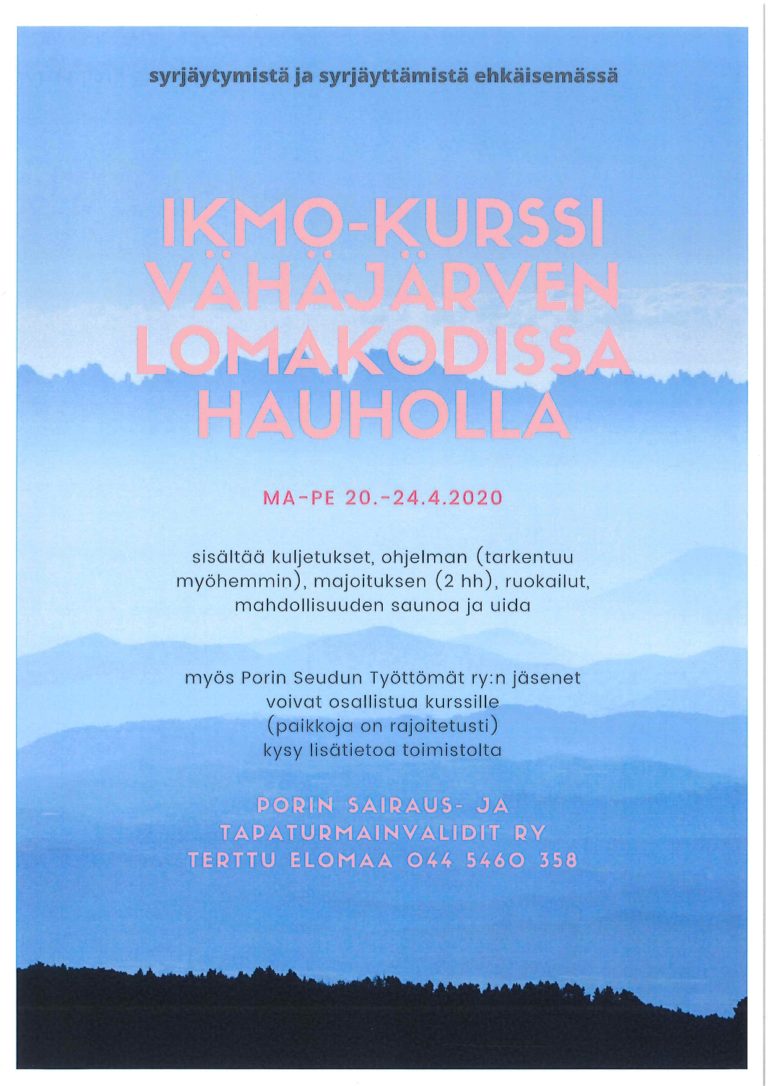 IKMO-kurssi » Porin Seudun Työttömät Ry
